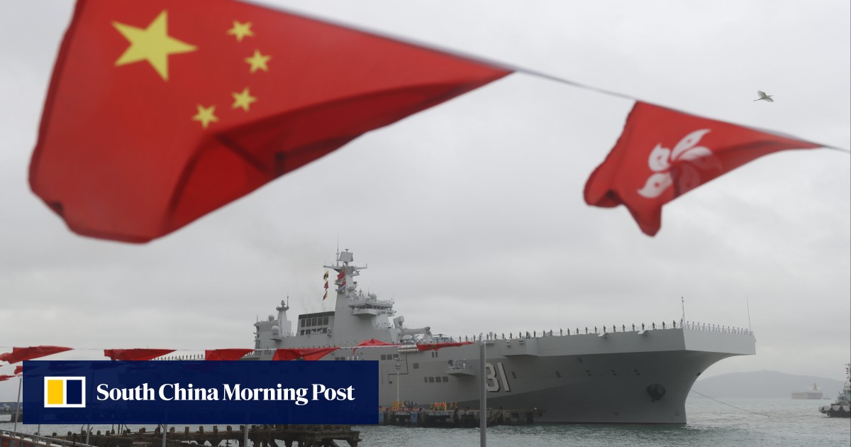 2 PLA Navy warships arrive in Hong Kong for 5-day port call | South ...