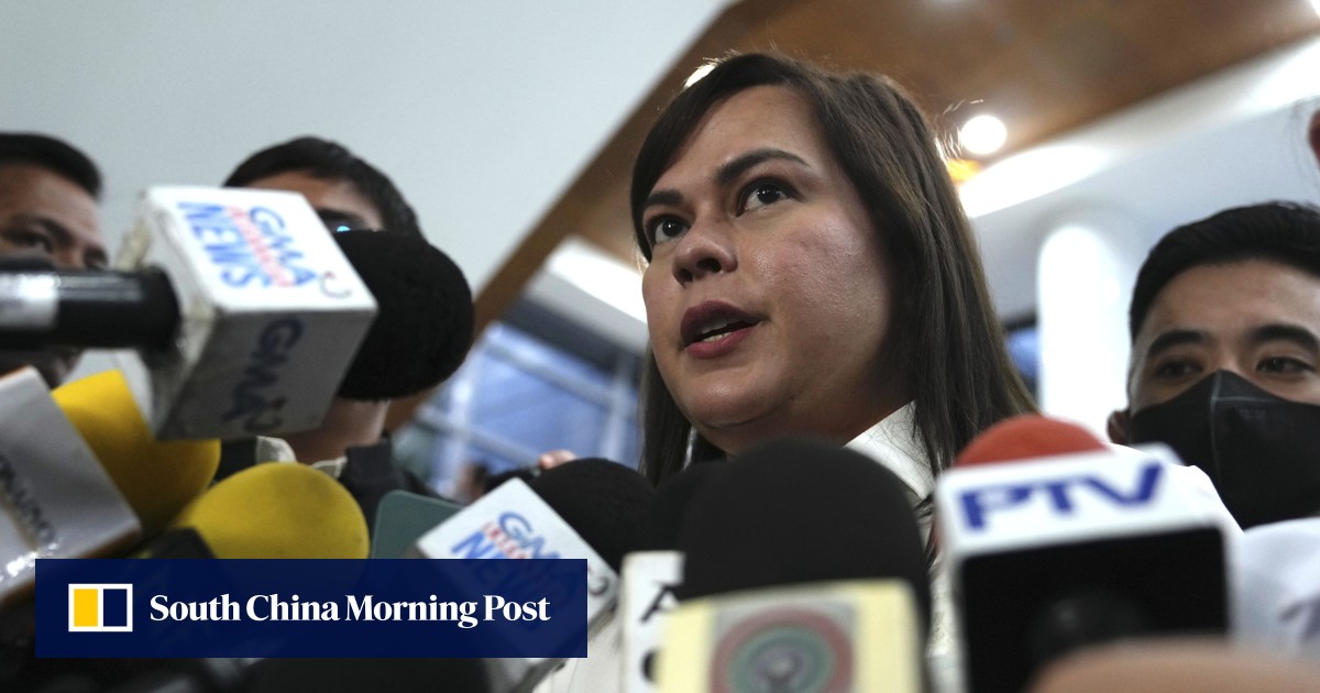 Could Philippine VP Sara Duterte’s threats against Marcos be a ‘ploy’? | South China Morning Post
