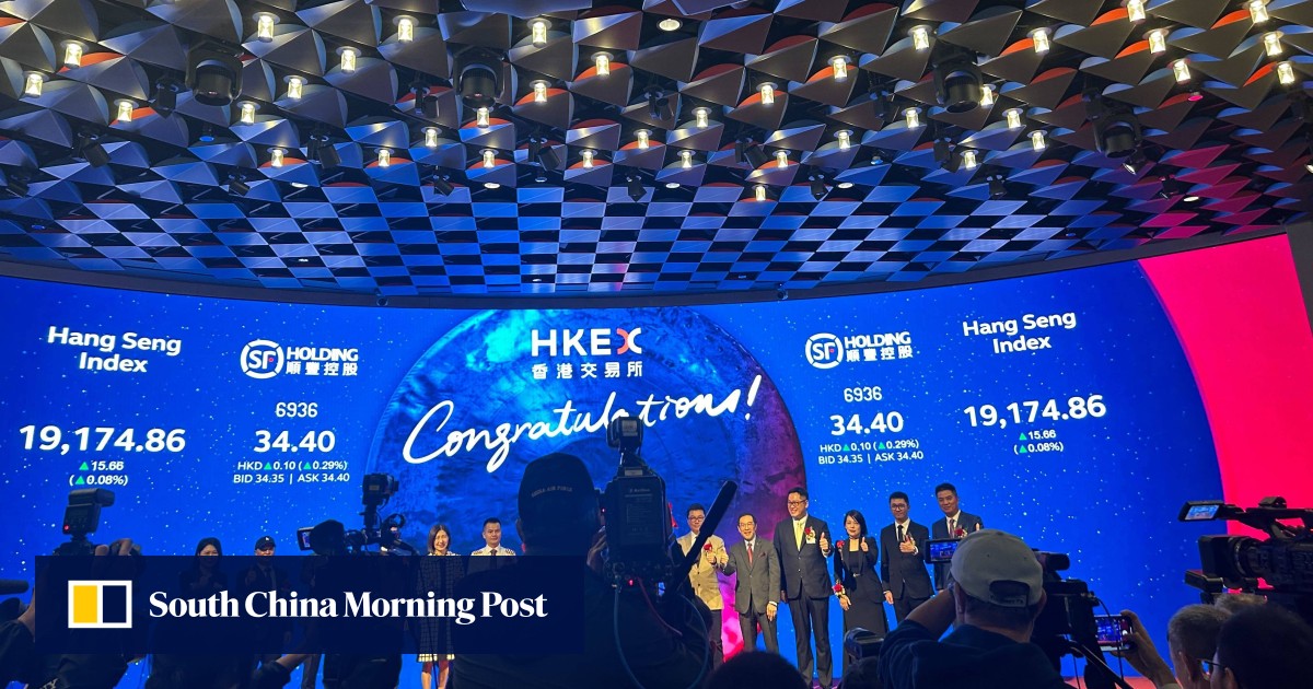 SF Holding delivers a lacklustre trading debut in Hong Kong amid tepid ...
