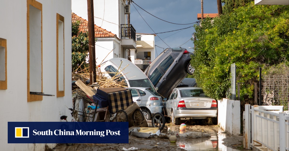 Storm Bora hits Greece, floods homes, streets on island of Rhodes ...