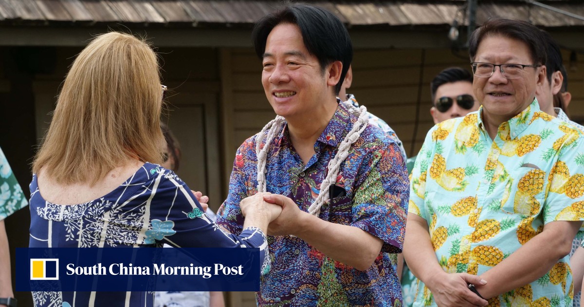 Taiwan’s William Lai arrives in Hawaii for 2-day US stop on way to ...