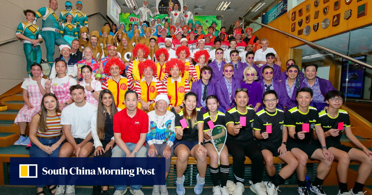 Squash players dress up to raise money for Hong Kong’s Operation Santa ...