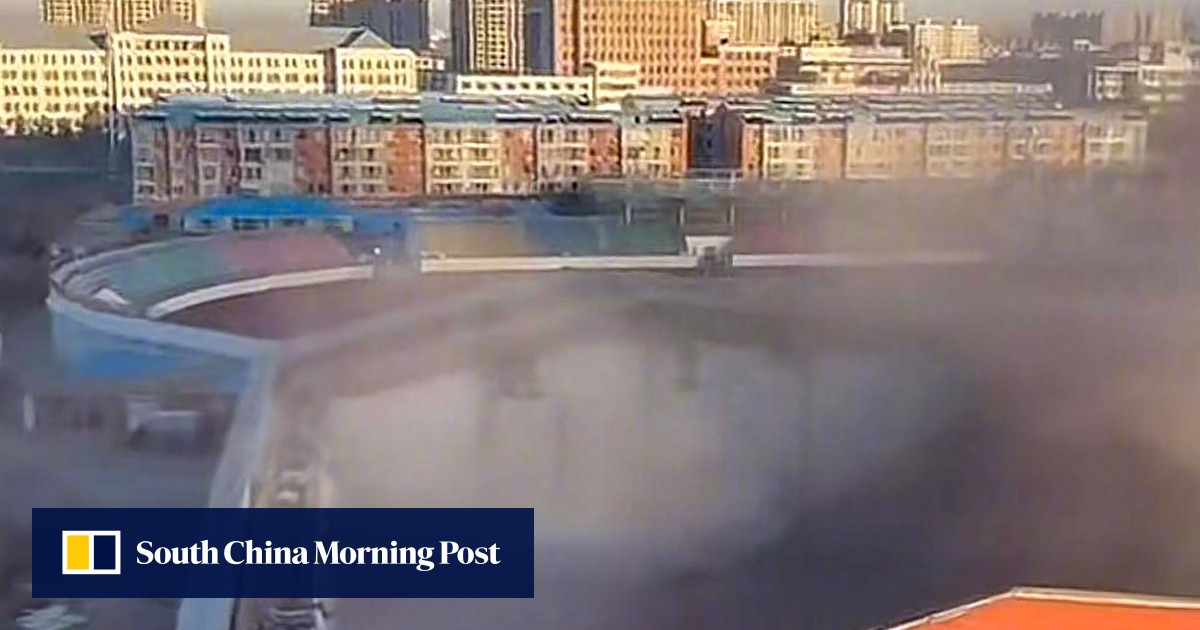 6 detained over ice rink roof collapse in northeast China | South China ...