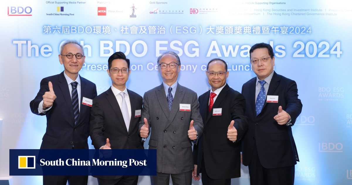 BDO awards top honours for ESG excellence | South China Morning Post