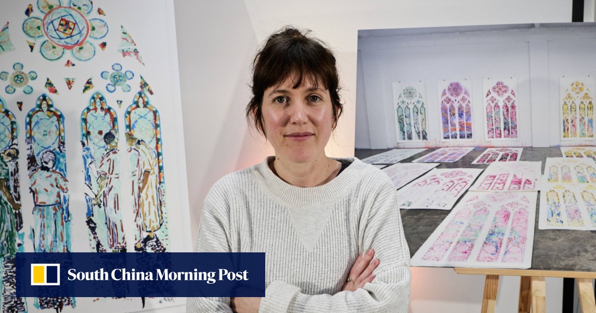 Notre Dame cathedral unveils controversial new stained glass windows ...