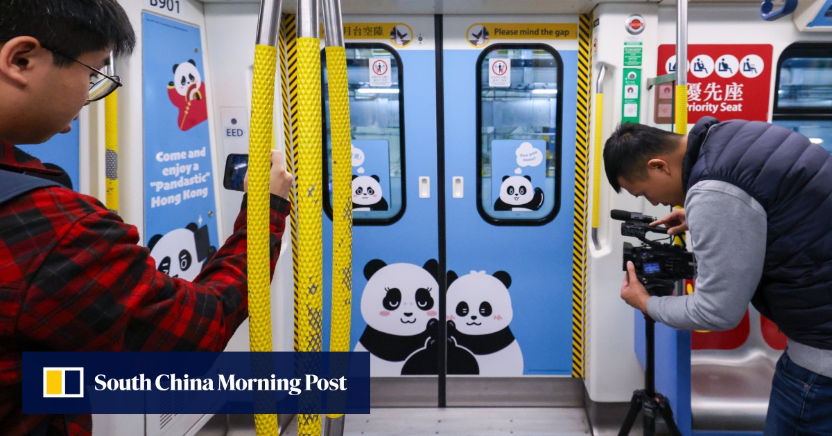 Hong Kong’s MTR rides city’s bear craze with launch of panda-themed ...