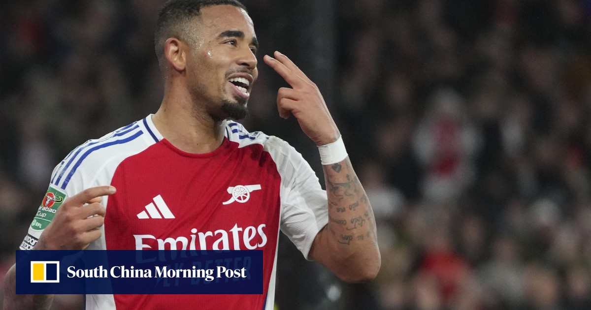 Jesus finally rises to occasion for Arsenal, Liverpool march on, Red ...