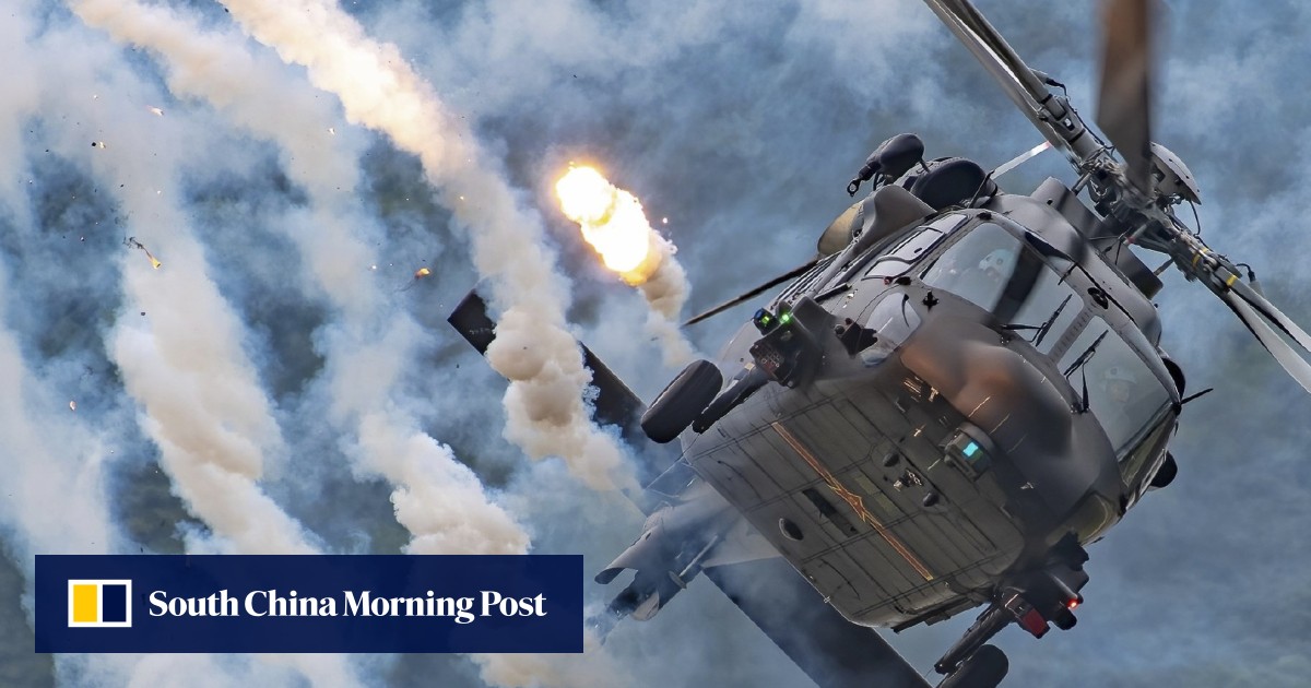 China’s advanced Z-20 helicopter model spotted on coastguard ship in ...