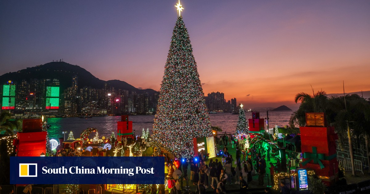 Hong Kong gears up for Christmas as 1.1 million residents head out of ...