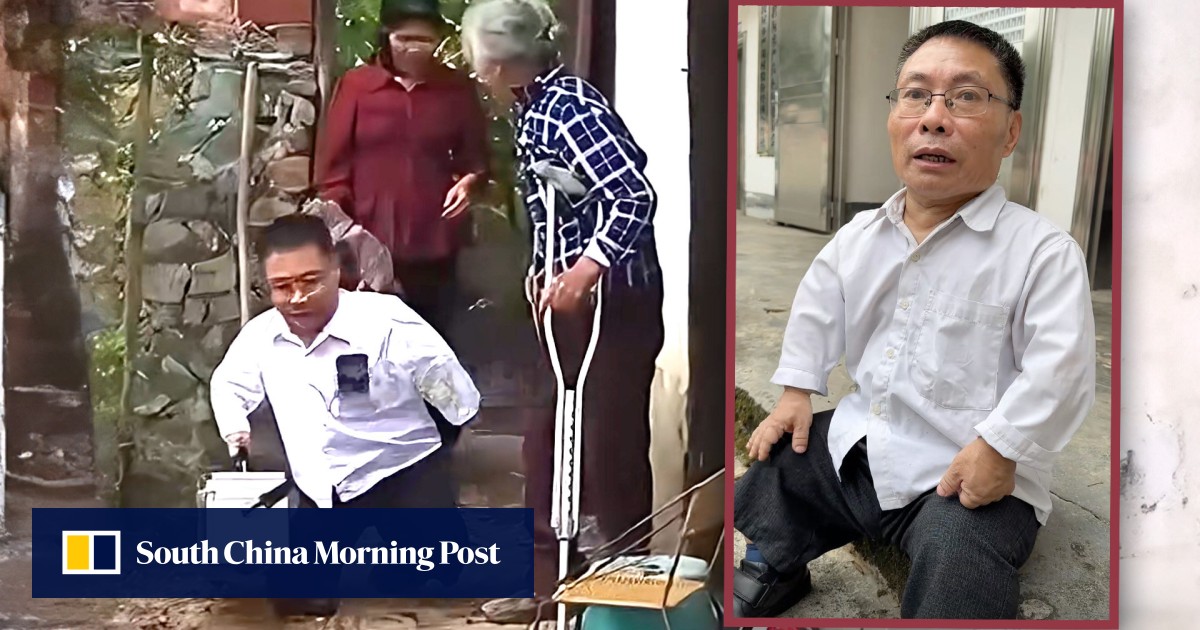 Wife of Chinese dwarf doctor carries him to house calls, he treats over ...