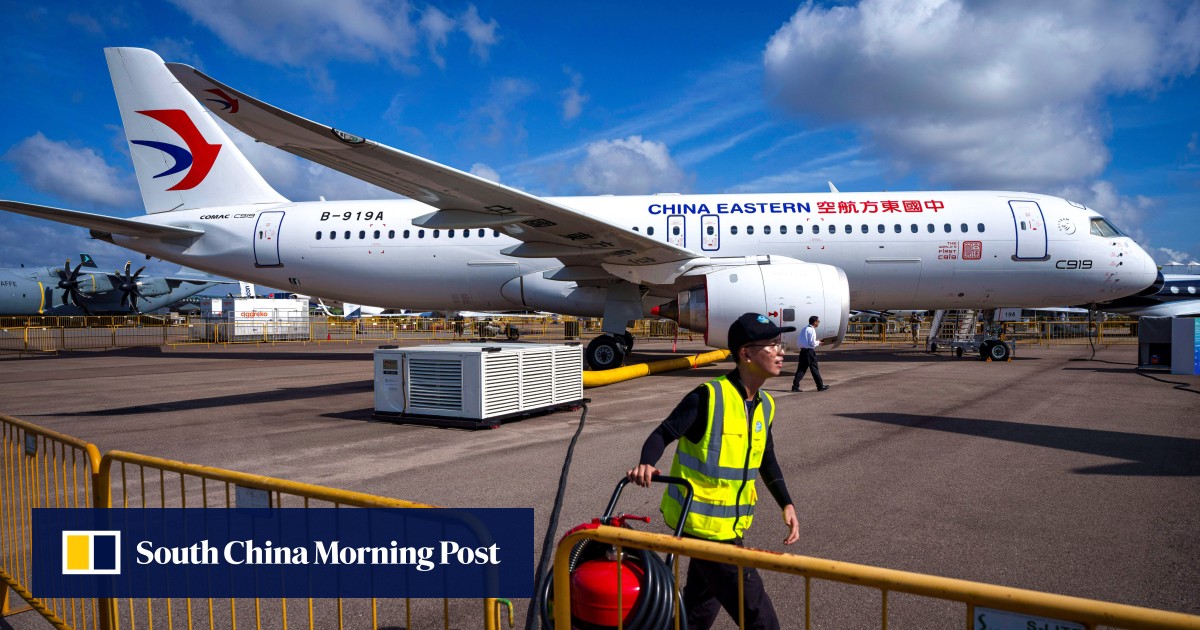 Airline to launch first cross-border C919 flight on Hong Kong-Shanghai ...