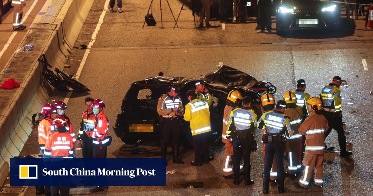 Hong Kong taxi driver arrested after 3 die in horror road crash | South ... Hong Kong taxi driver arrested after 3 die in horror road crash | South ...