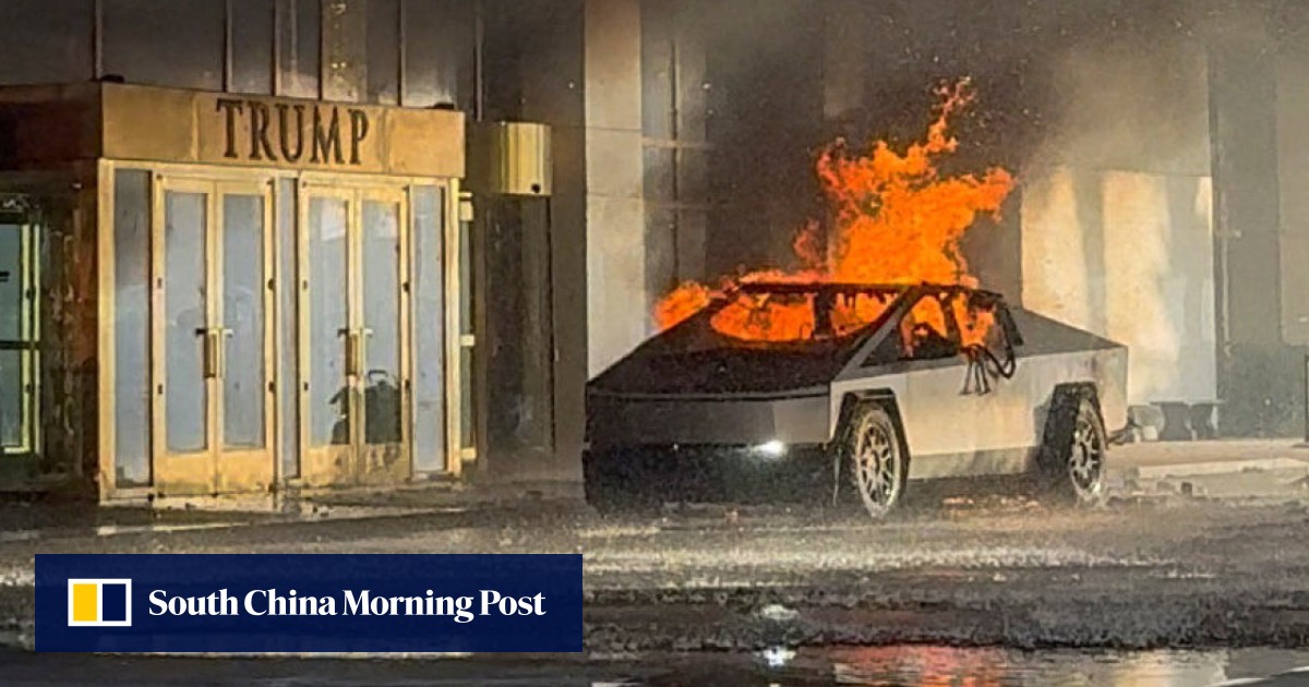 Man who died in Tesla explosion outside Trump hotel was active-duty US ...