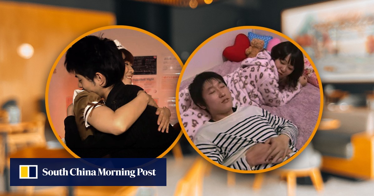 ‘Cuddle cafes’ in Japan let customers canoodle with or gaze at ...