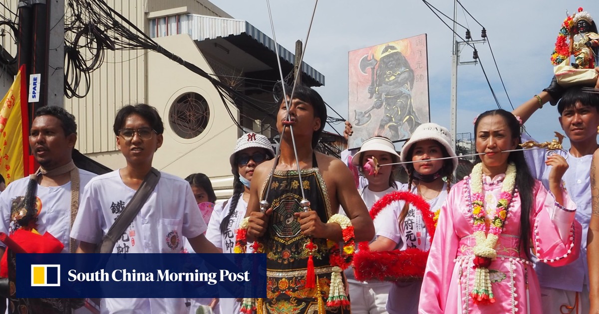 Phuket’s Vegetarian Festival, where extreme body piercings bring ...