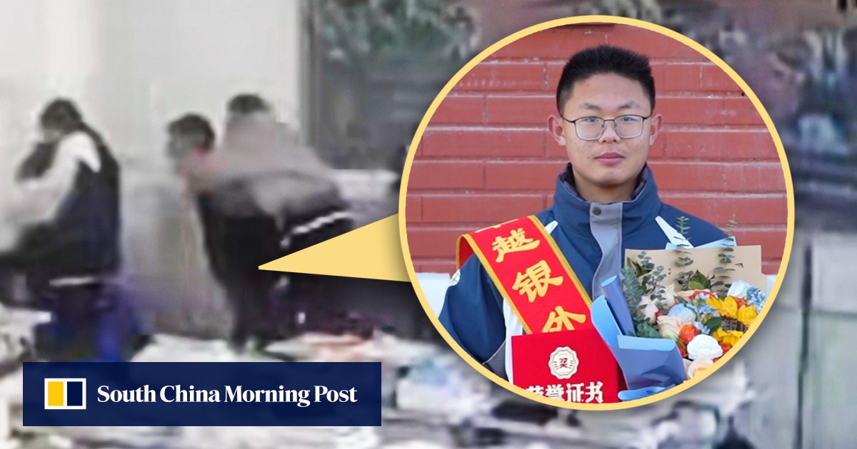 China student honoured for carrying classmate on his back to safety ...