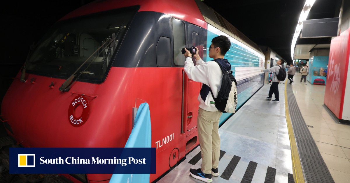 Rare intercity train displayed by Hong Kong’s MTR Corporation damaged ...