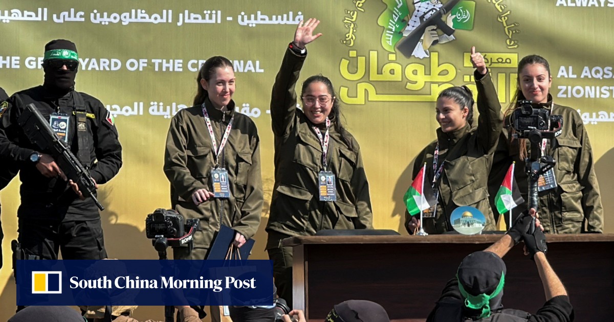 Israeli female soldiers freed by Hamas in second Gaza swap | South ...