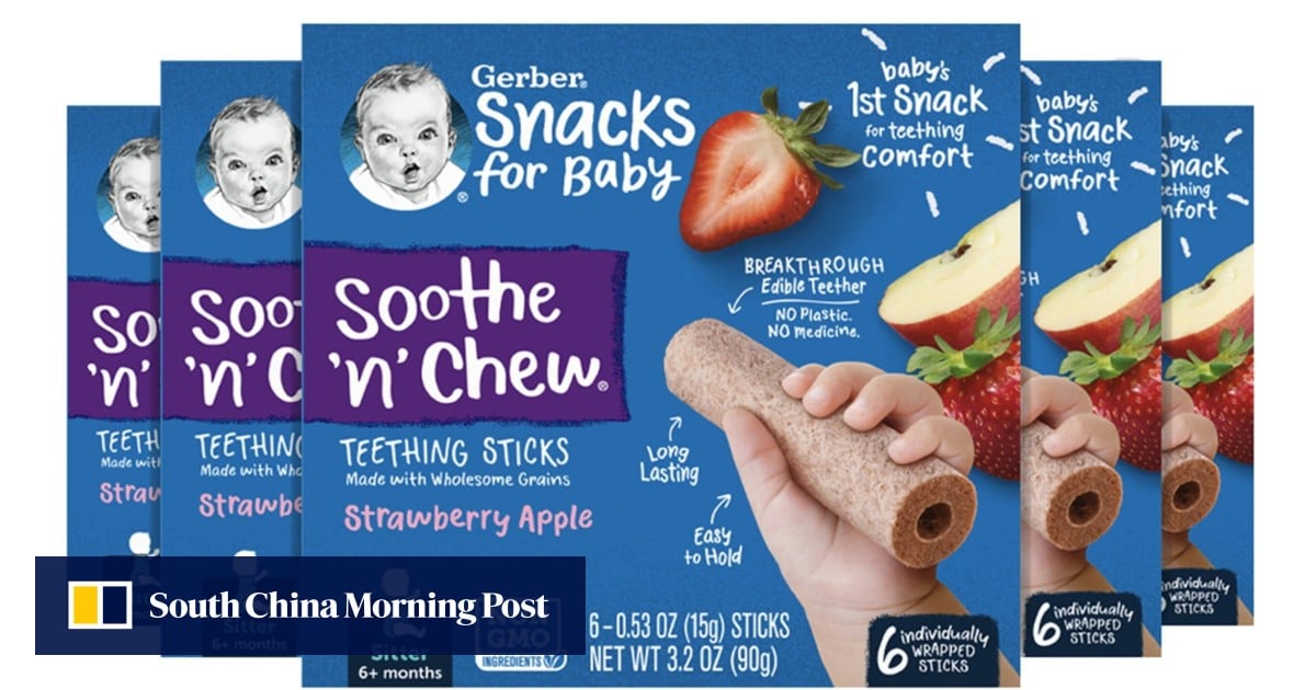 Hong Kong authorities issue warning over teething sticks choking hazard ...