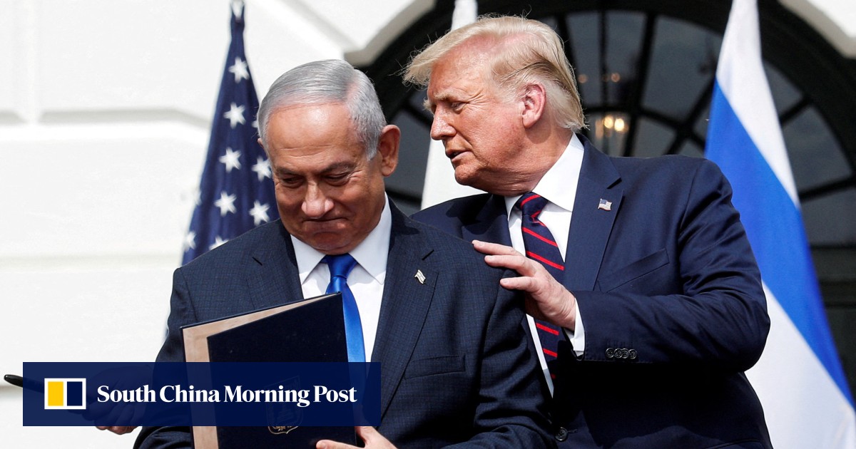 Israel PM Netanyahu gives golden pager to Trump | South China Morning Post