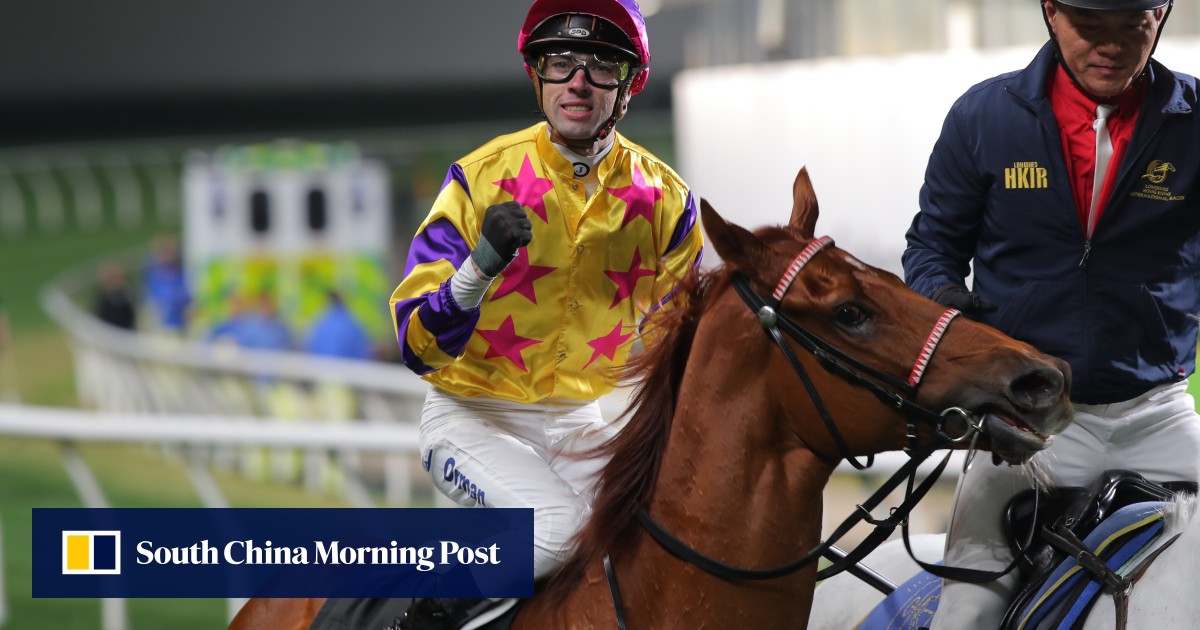 Australian jockey James Orman celebrates first Hong Kong win at Happy ...