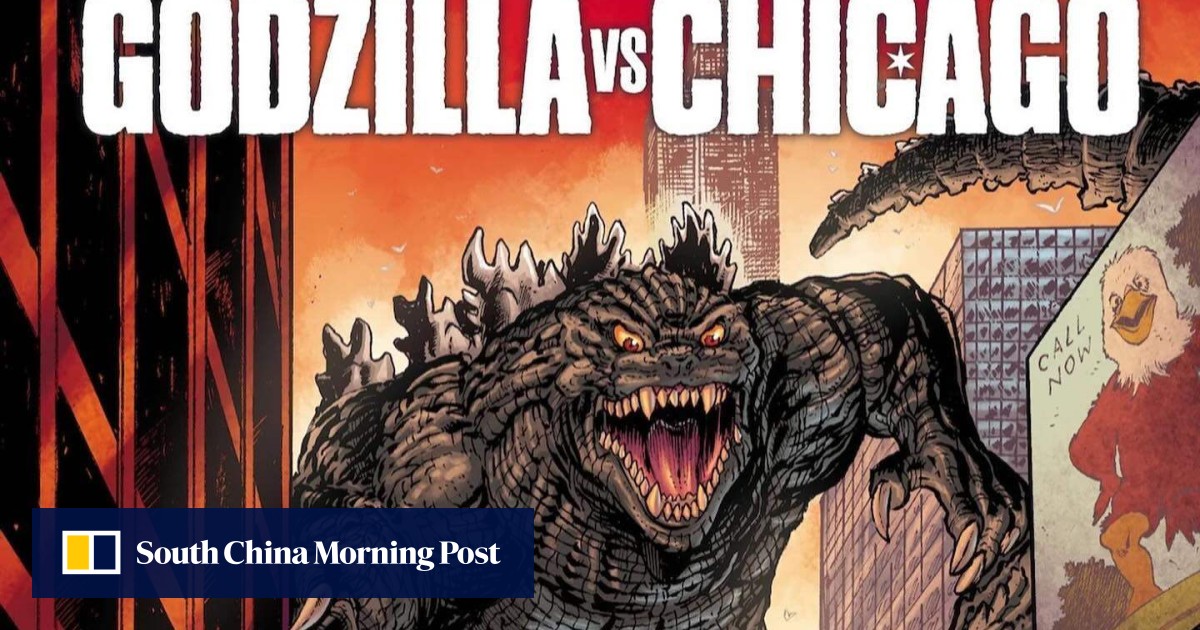 Godzilla attacks US cities in new comic-book series, first Chicago ...