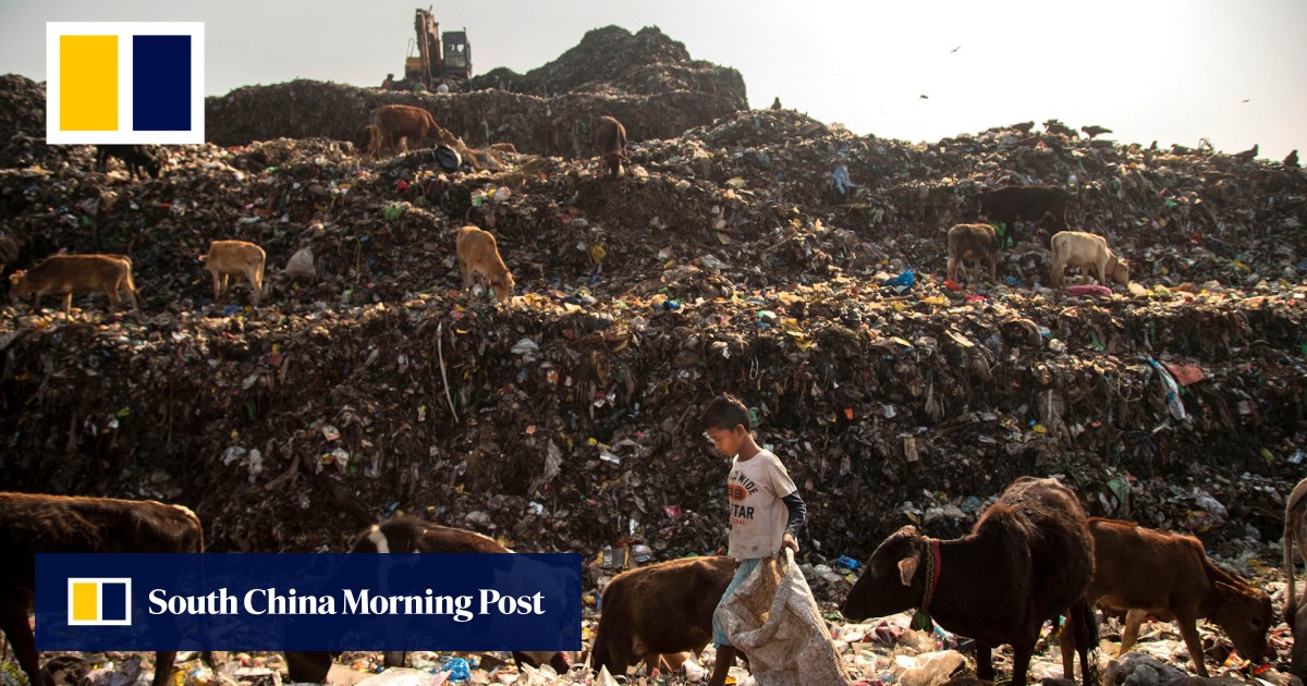 Video | New Delhi vows to flatten monster garbage pile | South China ...