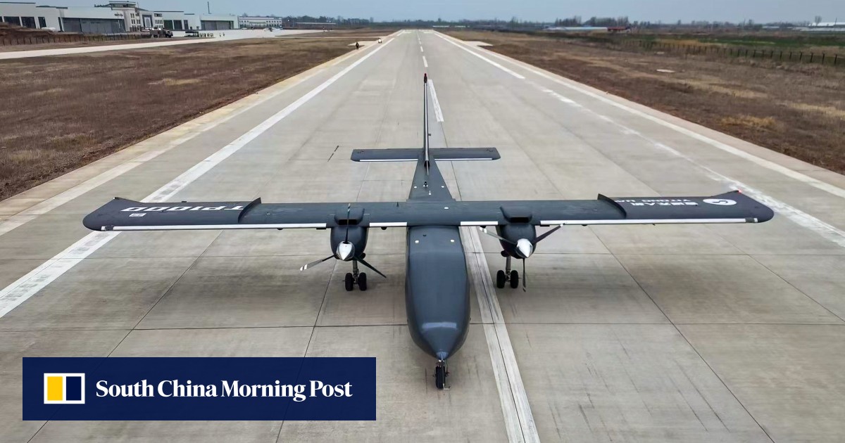 China tests huge transport drone capable of airlifting over 1 ton of ...