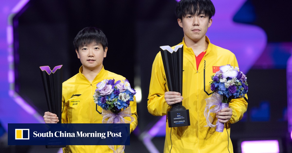 Wang Chuqin overcomes family trauma to beat Lin Shidong in WTT ...