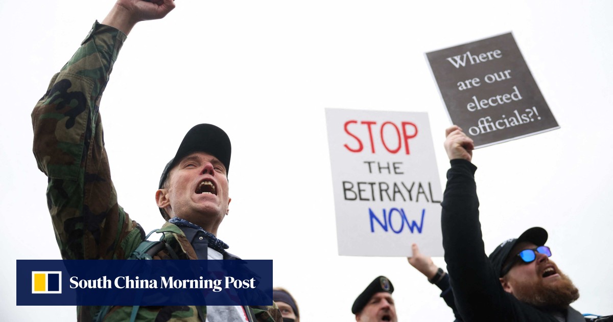 US military veterans confront Republicans over Trump’s sweeping job ...