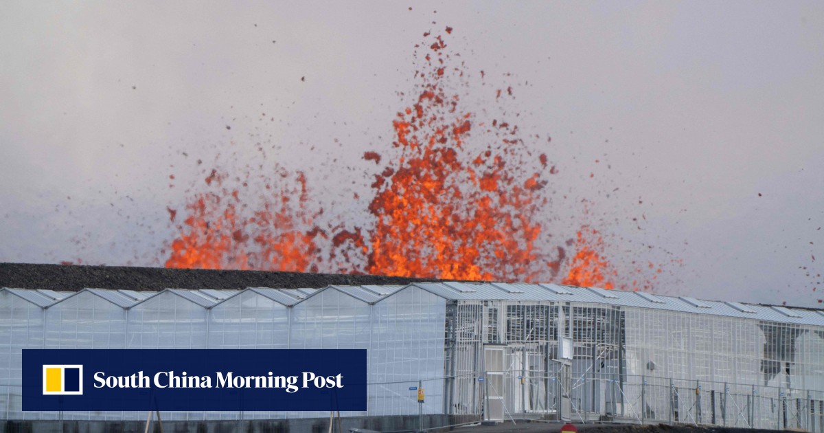 Volcano erupts in Iceland again, triggering evacuations | South China ...