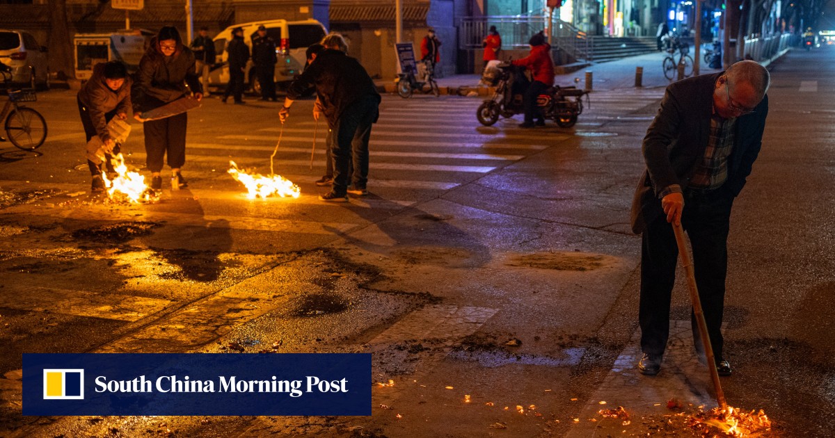 Chinese authorities warn of fire and road safety risks over traditional ...