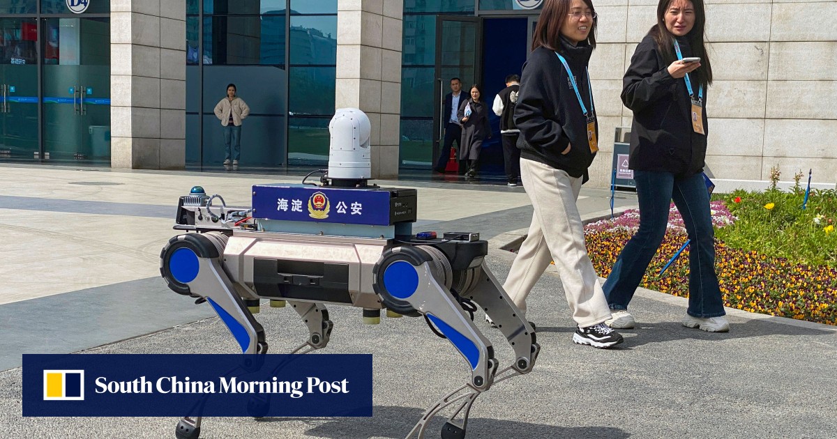 Hong Kong police consider unleashing robot dogs for law enforcement ...
