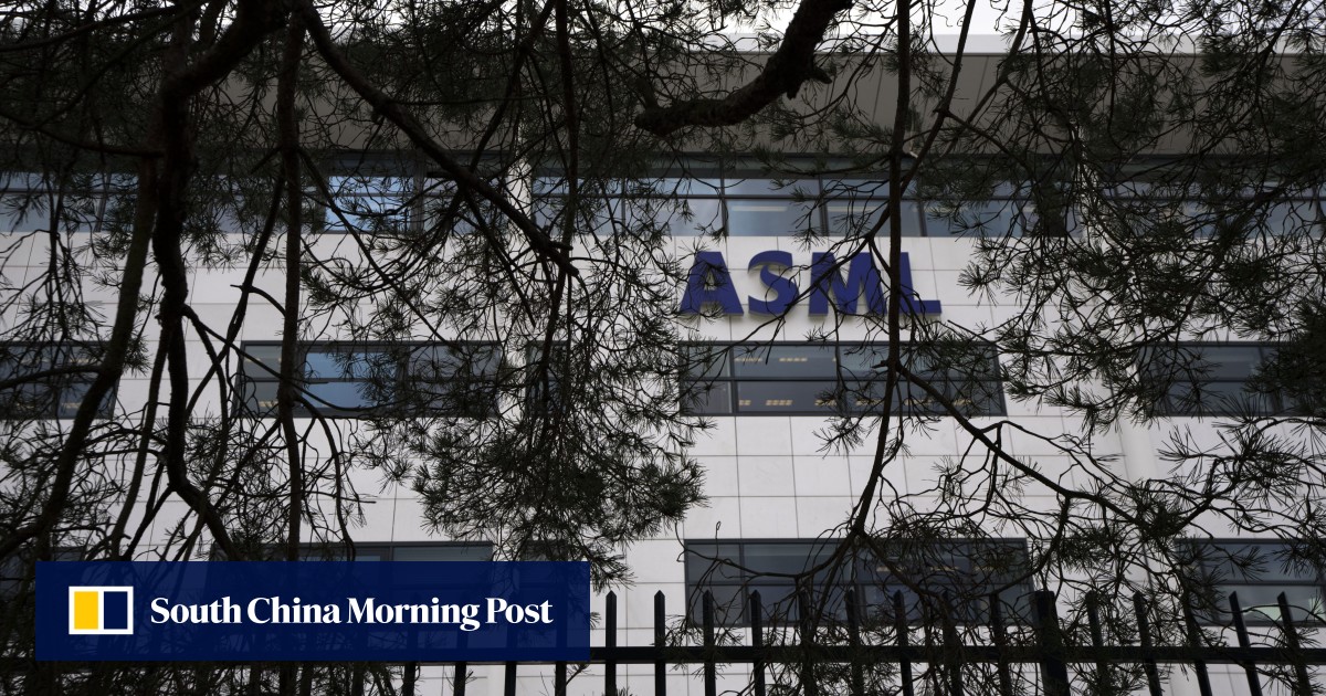 Dutch exports to China tumble as chip machine giant ASML clears back ...