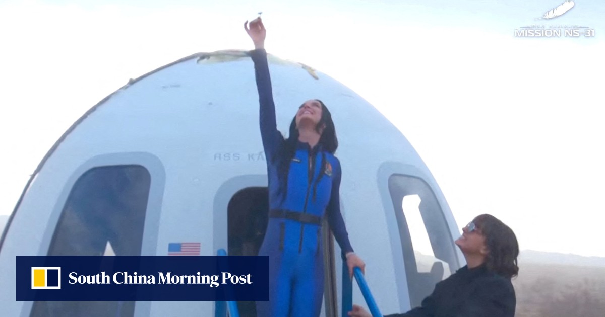 Katy Perry and historic all-female crew return to Earth after Blue ...