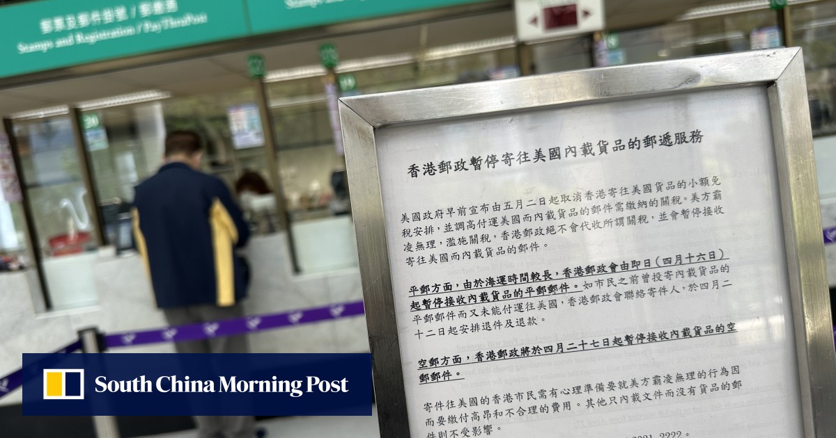 Hongkong Post won’t accept US-bound parcels amid Trump tariff war ...