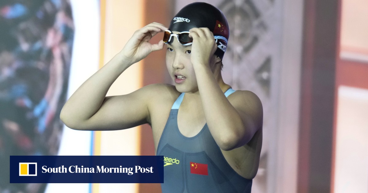Chinese swimmer Yu Zidi, 12, lives up to billing on debut, Summer ...