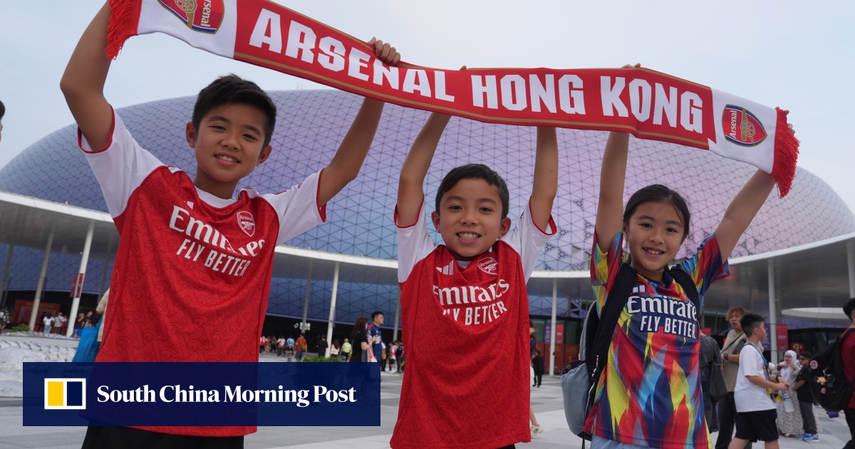 Hong Kong Football Festival: Arsenal training session draws mainland China, Macau fans | South ...
