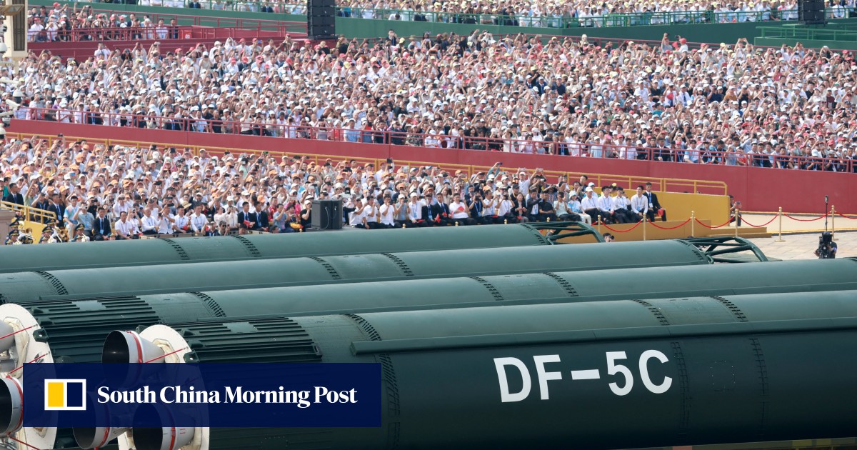 China flexes deterrence muscle with new missile line-up in military ...
