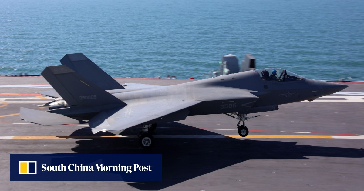 Landmark launch for China’s J-35 stealth jet from Fujian aircraft ...