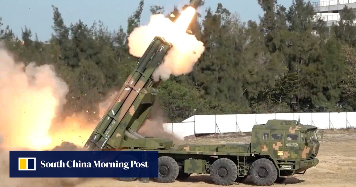 PLA fires rockets in waters near Taiwan on second day of Beijing’s ...