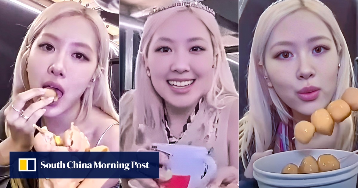 What were lead singer Rosé’s local snack choices at Blackpink’s Hong ...