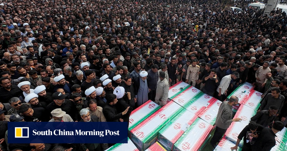 Thousands attend funeral for victims of Iranian school bombing, the ...