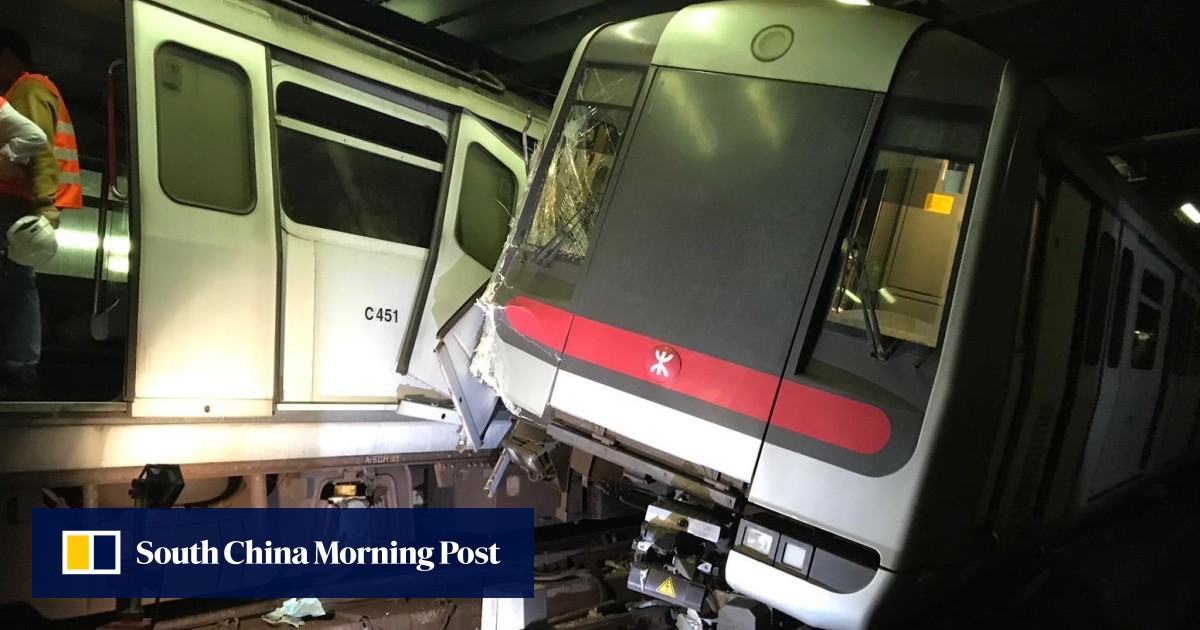 Hong Kong MTR, hit by train collision, suffers second setback as woman ...