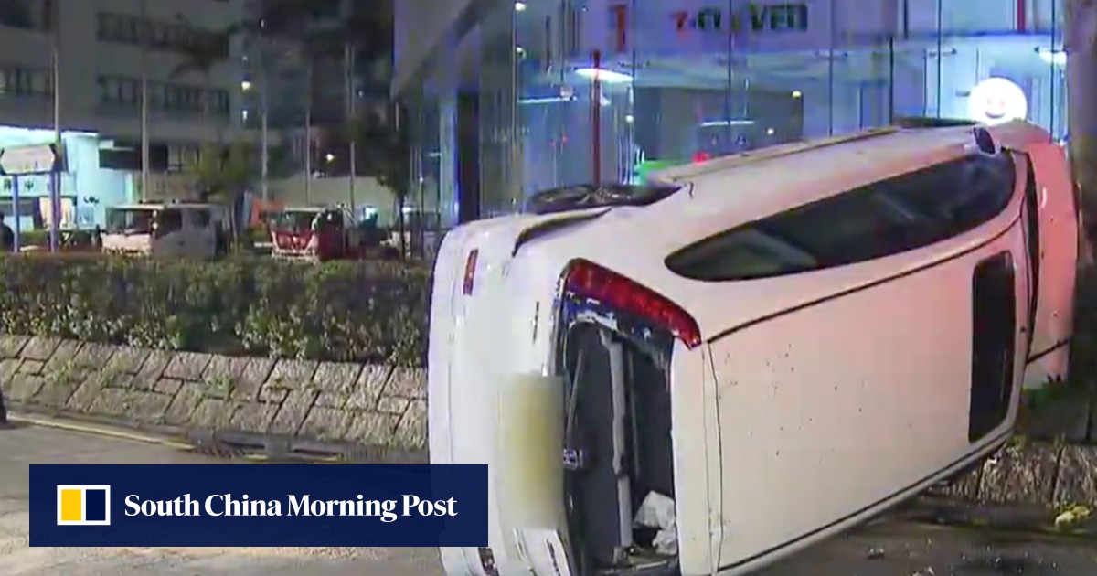 High-speed chase in Hong Kong ends in arrest of pair at gunpoint after ...