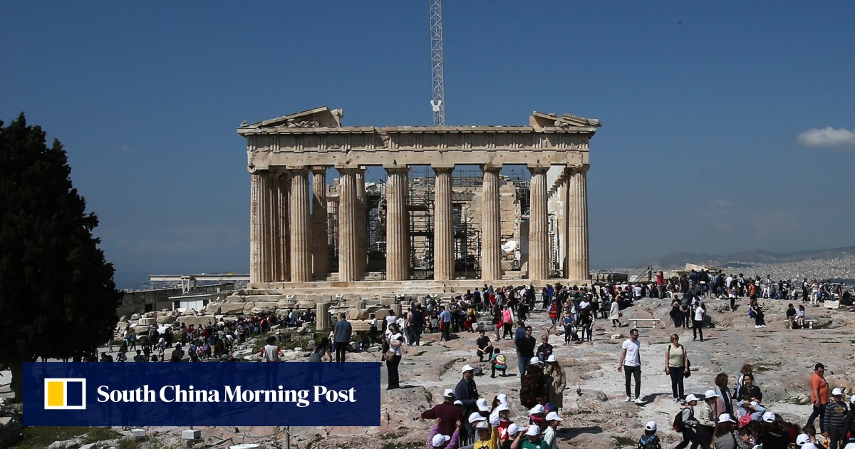 Lightning strikes Acropolis in Greece, injuring four but leaving site ...
