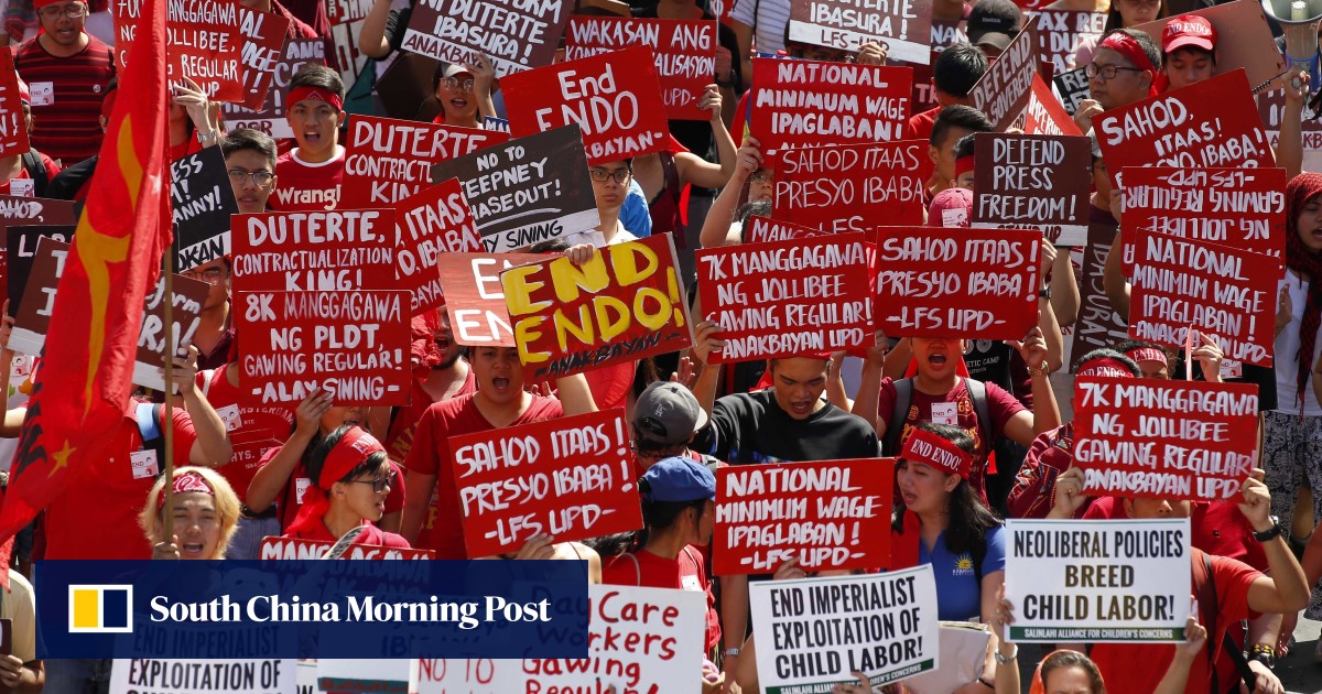 Filipino workers gear up for Labour Day protests, demand US$14.45 daily ...