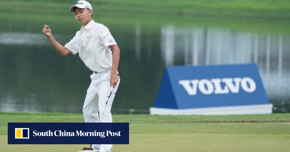 Kuang Yang, 14-year-old Chinese schoolboy golfer, makes the cut on his ...