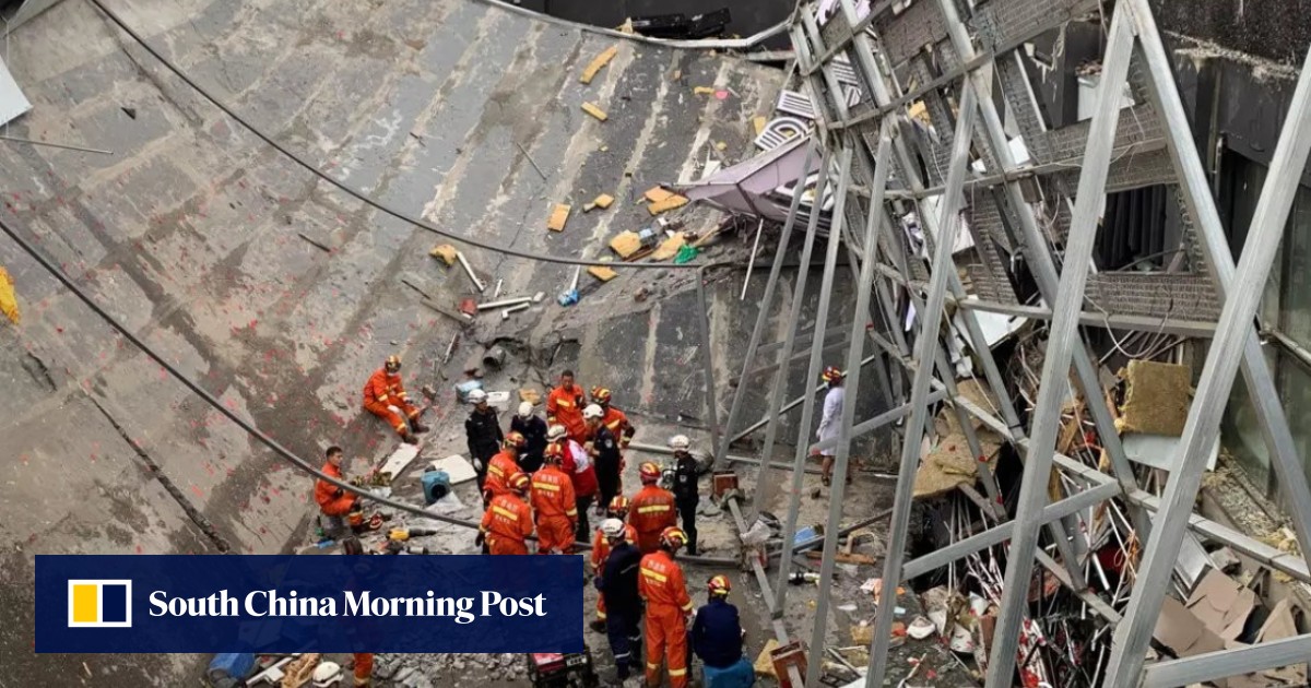 Three dead and dozens injured as bar roof collapses in China | South ...