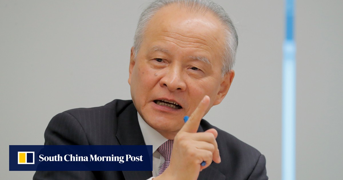 Chinese ambassador Cui Tiankai blames US for ‘changing its mind so ...